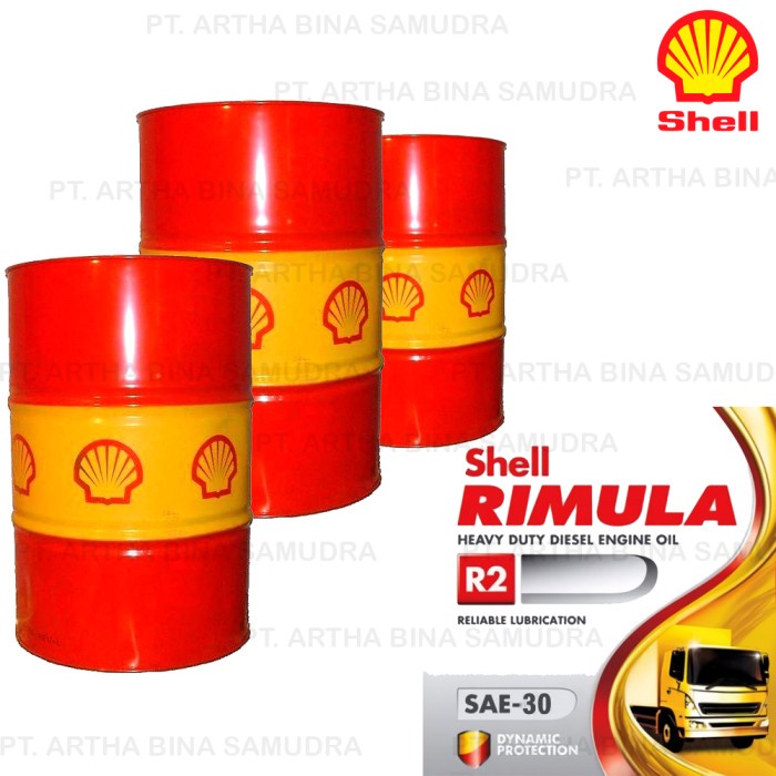 Jual OLI Shell Rimula R2 SAE 30 Drum Isi 209 Liter | Shopee Indonesia