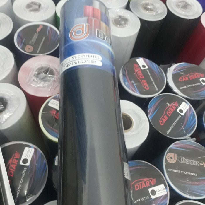 Jual Stiker warna hitam doff per roll isi 15 meter | Shopee Indonesia