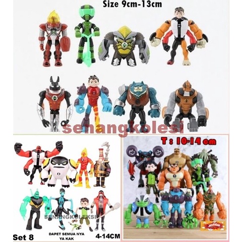 Jual FIGURE BEN 10 SET 8 MAINAN ANAK BEN 10 - SET 8 NEW | Shopee Indonesia
