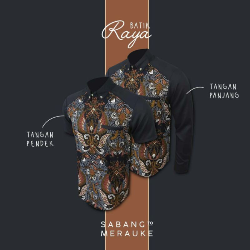 Jual KEMEJA BATIK RAYA - SABANG TO MERAUKE | Shopee Indonesia