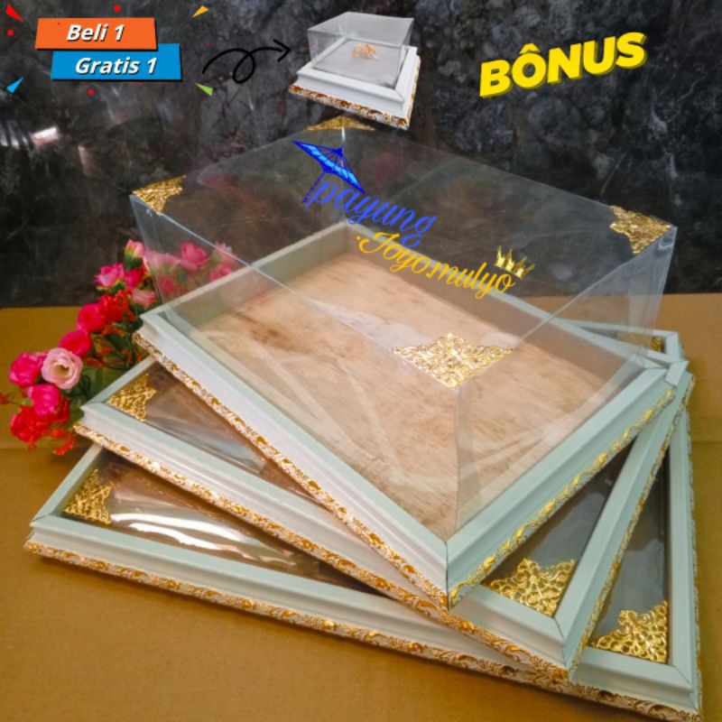 Jual Box Kotak Hantaran Seserahan Pernikahan Frame Fiber Paket Lengkap ...