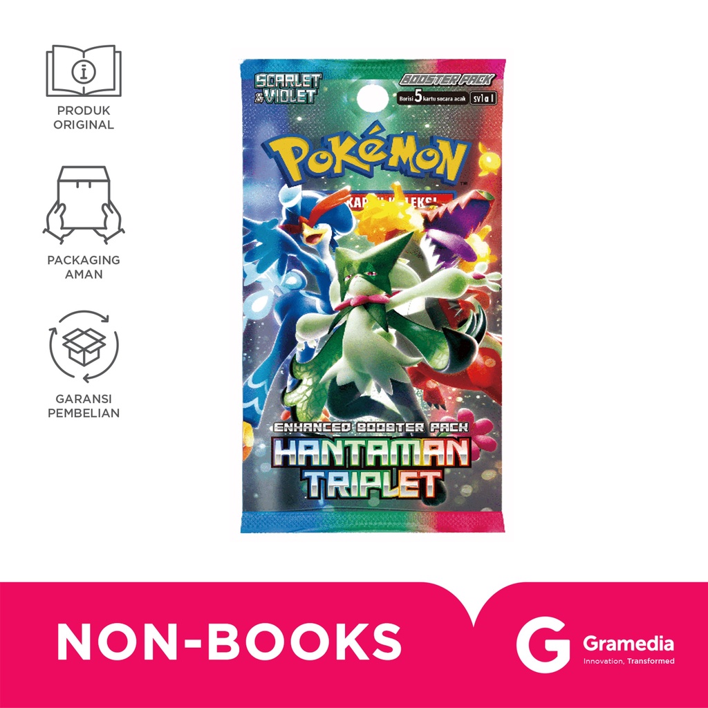 Jual Pokemon Game Kartu Koleksi Booster Pack Hantaman Triplet SV1A | Shopee Indonesia