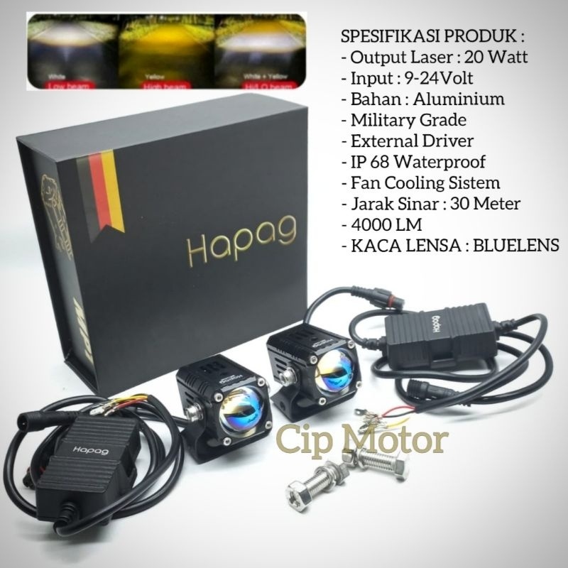 Jual Lampu D2 Laser MotoLed Moto Led DUROMOTO M1 X1 DuroMoto M5 M6 ...