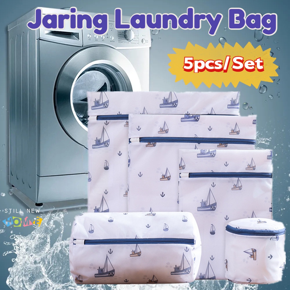 Jual 5pcs/Set Jaring Laundry Bag Jaring Baju Kotor Kantong Jaring Bra ...