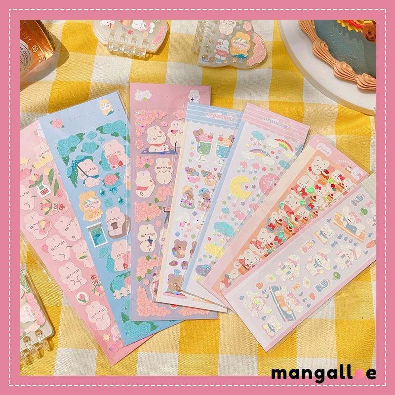 Jual Stiker Buku Tempel Dekorasi Kartun Pola Kecil Gadis Anak Stiker ...