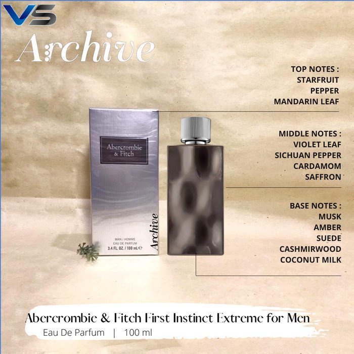 Jual Parfum Abercrombie & Fitch First Instinct Extreme for Men EDP ...