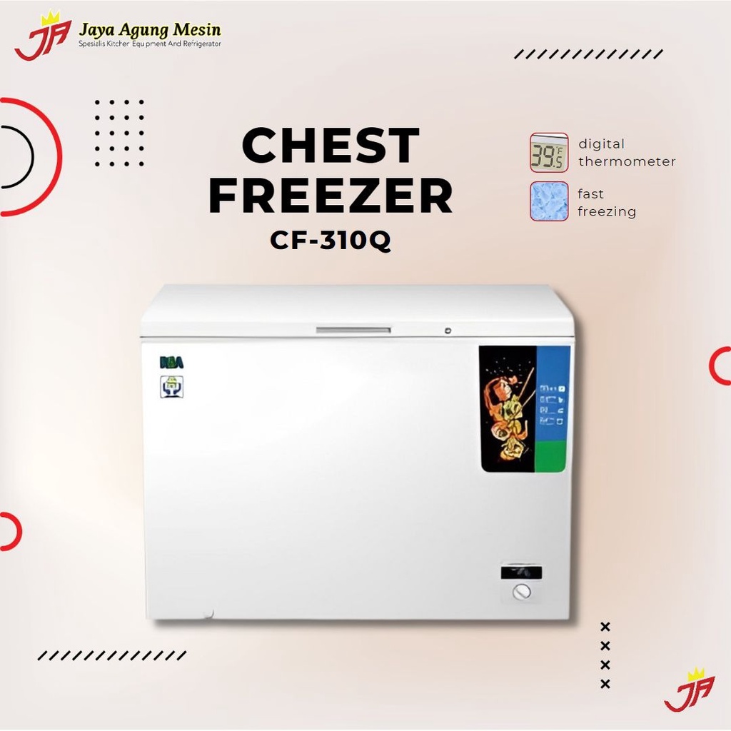 Jual RSA Chest Freezer CF-310 / CF 310 / Freezer Box 300 Liter | Shopee Indonesia