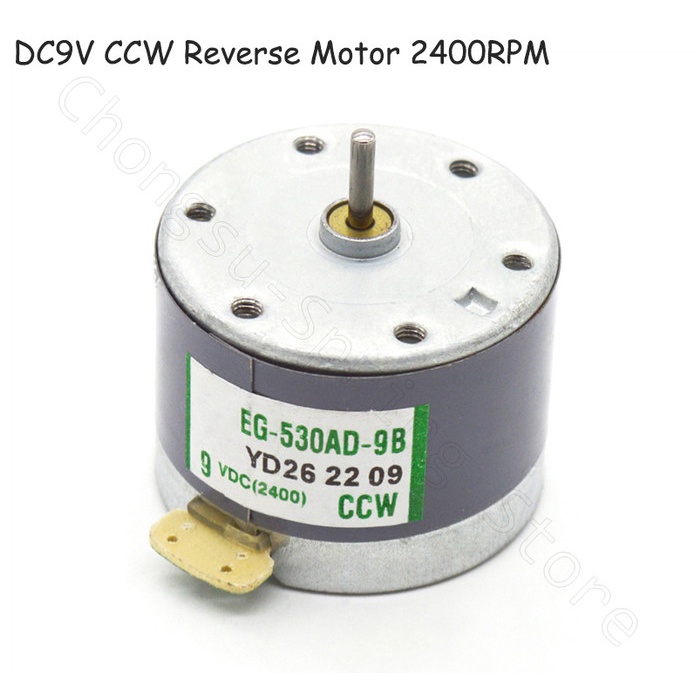 Jual Motor DC 6 9 12 V Dinamo 2400 RPM CCW Putaran Kiri Project ...
