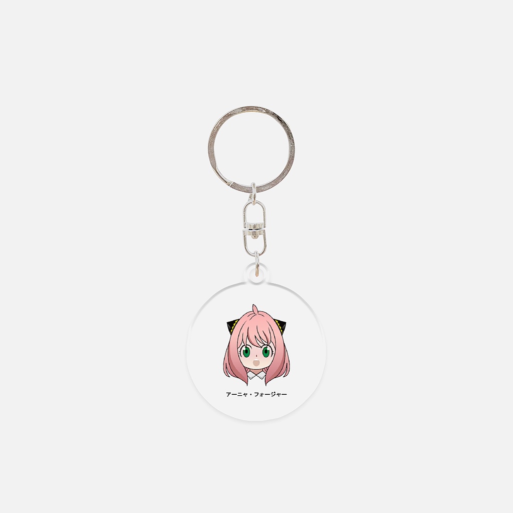 Jual Acrylic Keychain Gantungan Kunci Anya Forger Spy x Family | Shopee ...