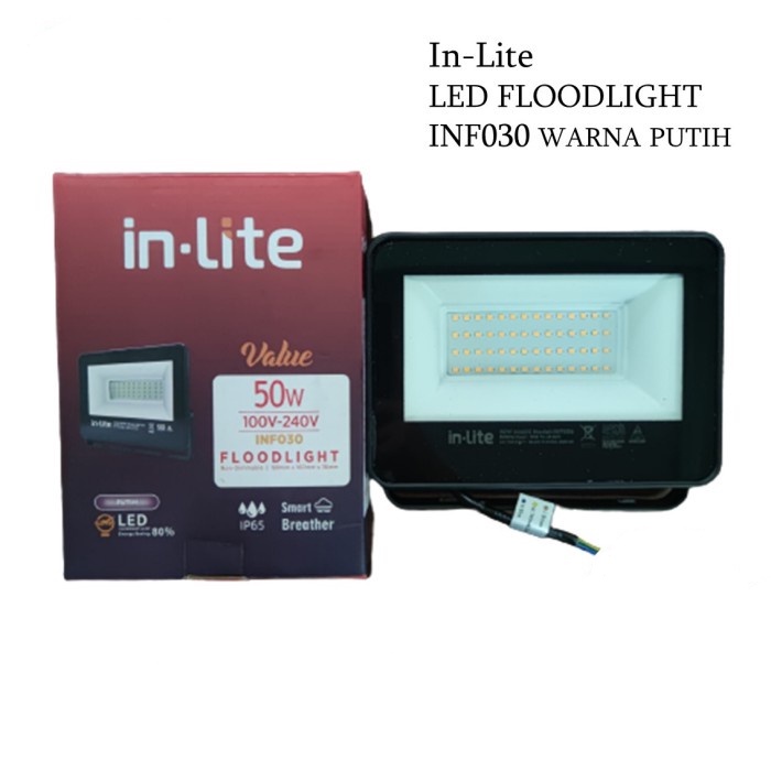 Jual InLite Lampu Sorot FloodLight LED Value 50W 50 WATT INF030 Flood ...