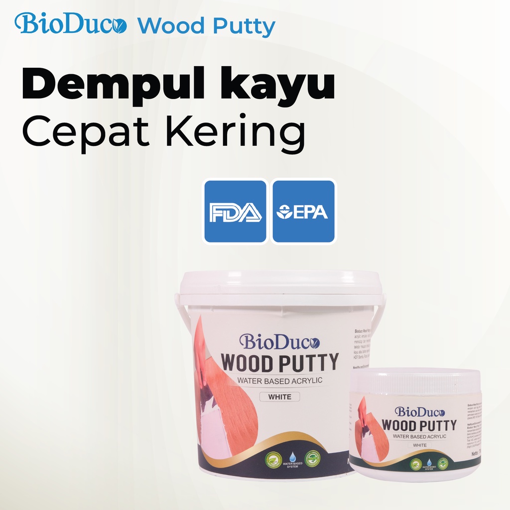 Jual Dempul Kayu Plamir Kayu Bioduco Wood Putty 1,5 kg | Shopee Indonesia