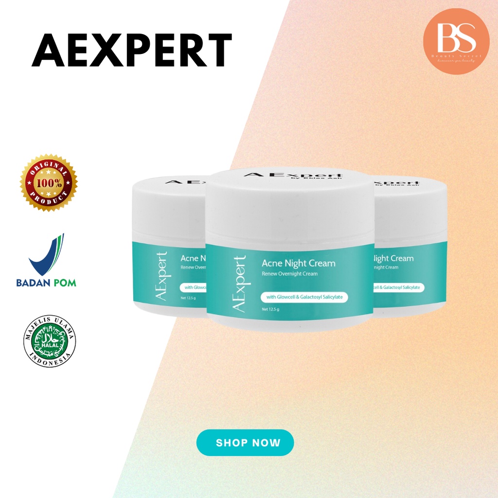 Jual AExpert Acne - Night Cream (100% ORIGINAL & BPOM) | Shopee Indonesia