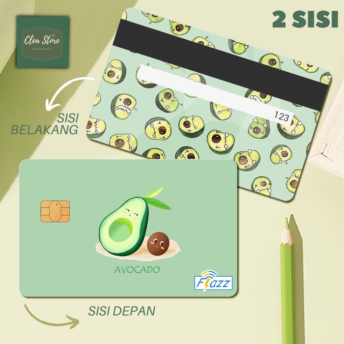 Jual KARTU FLAZZ BCA GEN 2 / EMONEY - Avocado Edition | Shopee Indonesia