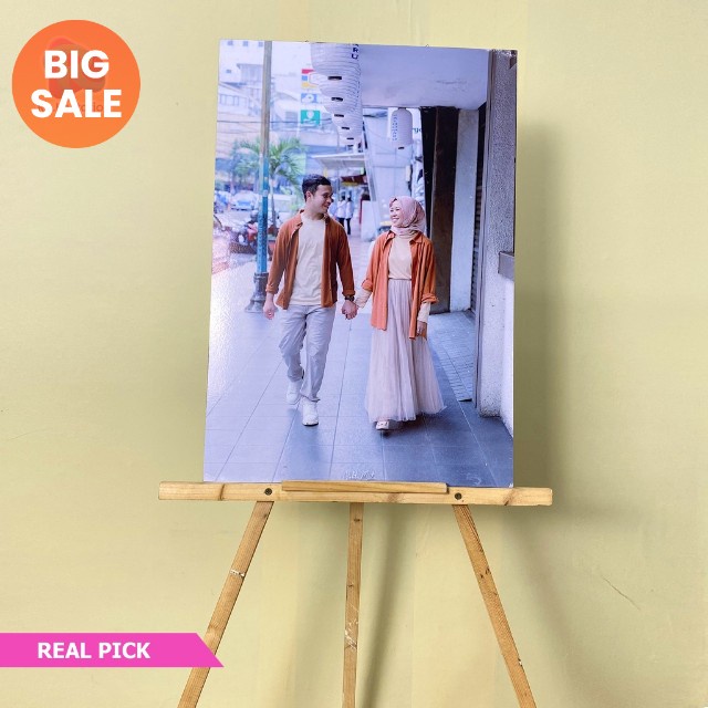 Jual CETAK FOTO JUMBO UKURAN 40X60 /WEDDING SIGN / WALLDECOR / WEDDING ...