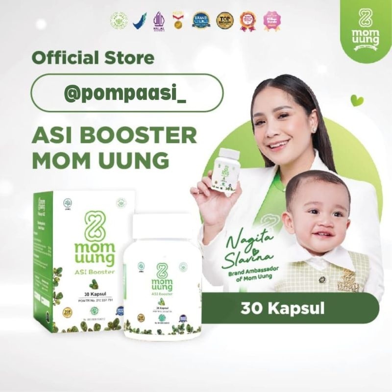 Jual Asi Booster Mom Uung isi 30 Capsul Makanan Booster Pelancar ASI ...