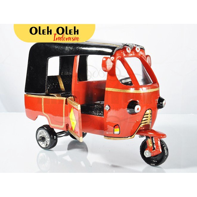 Jual Miniatur Bajaj Bajay bahan logam Khas Jakarta | Shopee Indonesia