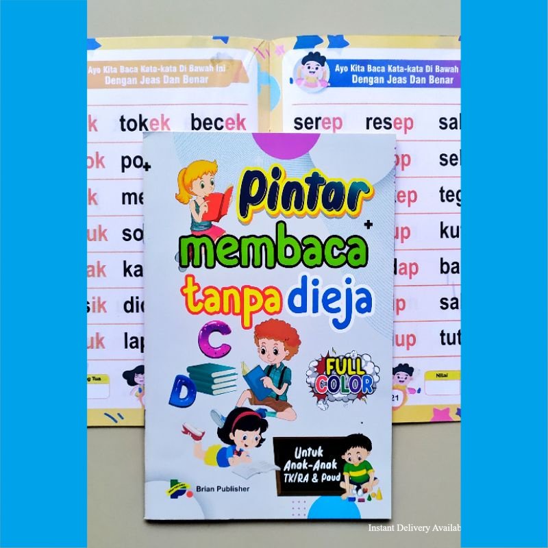 Jual BUKU BELAJAR MEMBACA - PINTAR MEMBACA TANPA DIEJA UNTUK ANAK PAUD ...