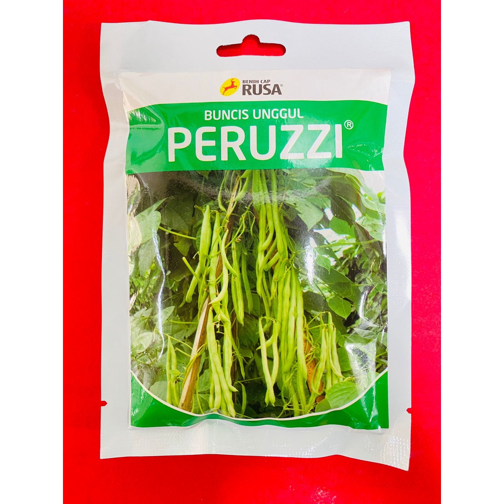Jual Promo!! Benih buncis unggul PERUZZI isi 100gr dari cap RUSA ...