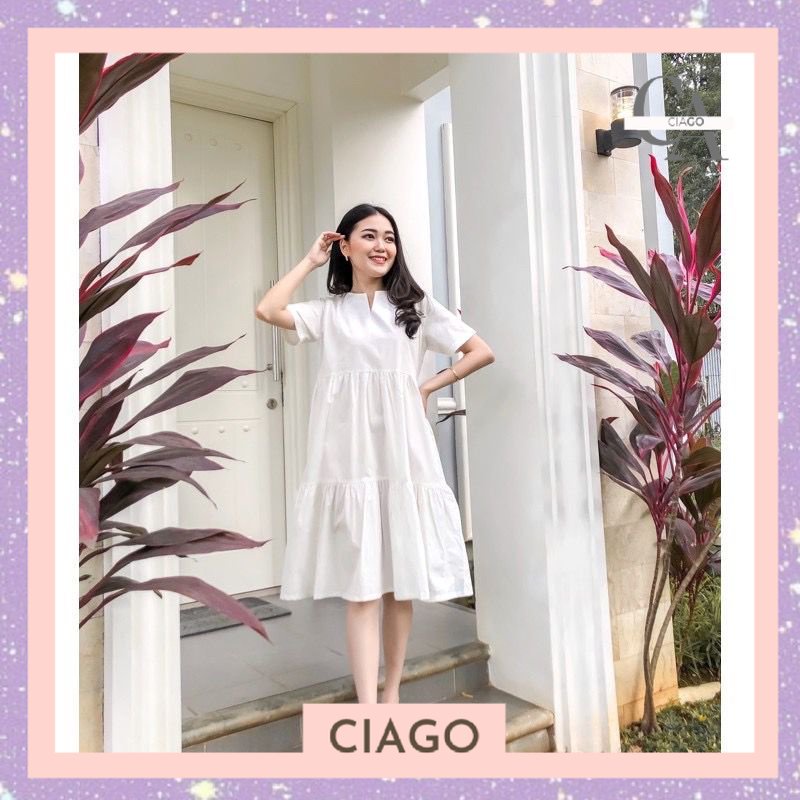 Jual Ciago Fashion Dress Elegan Wanita - Dress Oversize - Dress Jalan ...