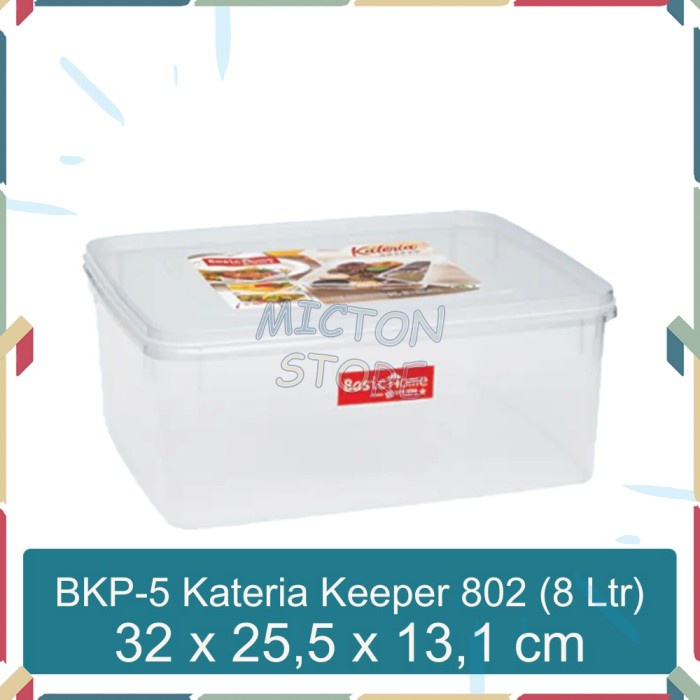 Jual MICTON Lion Star Basic Home BKP-5 Kateria Keeper 802 8 Liter Box ...