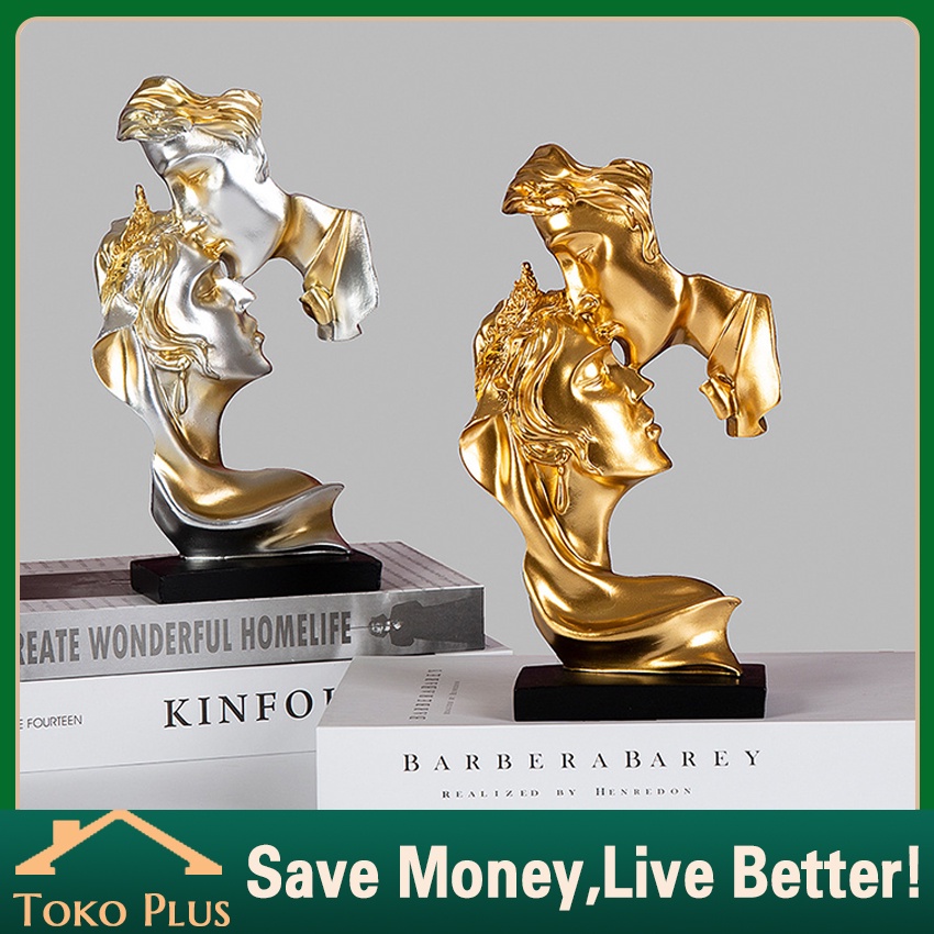 Jual Kissing Couple Patung Kekasih Patung Hari Valentine Hadiah Hadir ...