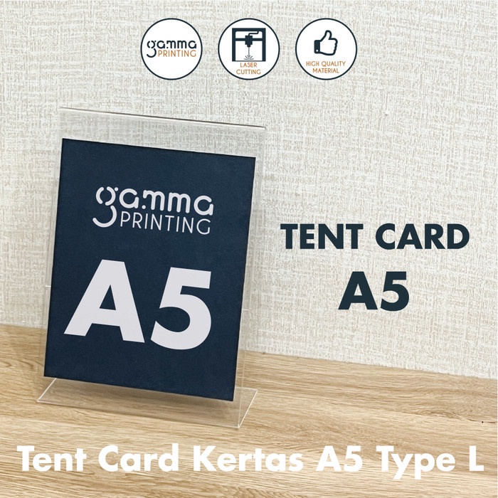 Jual Akrilik Tempat Brosur L A5 / Acrylic Tent Card Holder | Shopee ...