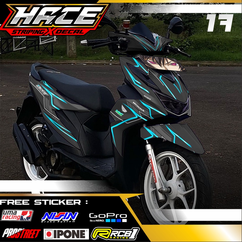 Jual DECAL HONDA BEAT DELUXE 2022 FULL BODY - DECAL BEAT DELUXE VARIASI ...
