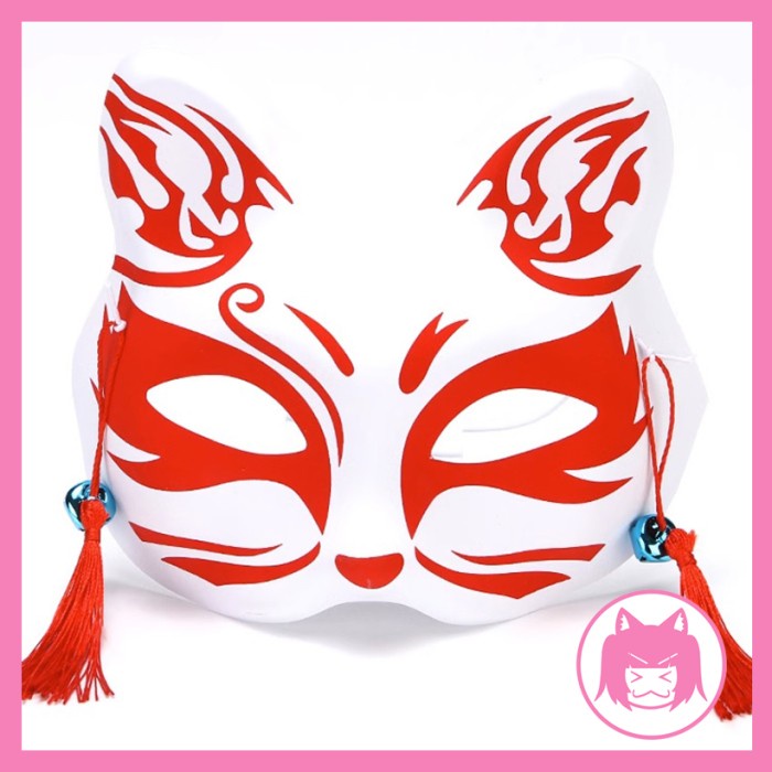 Jual Topeng Anime Jepang Topeng Kitsune Cosplay 1 | Shopee Indonesia