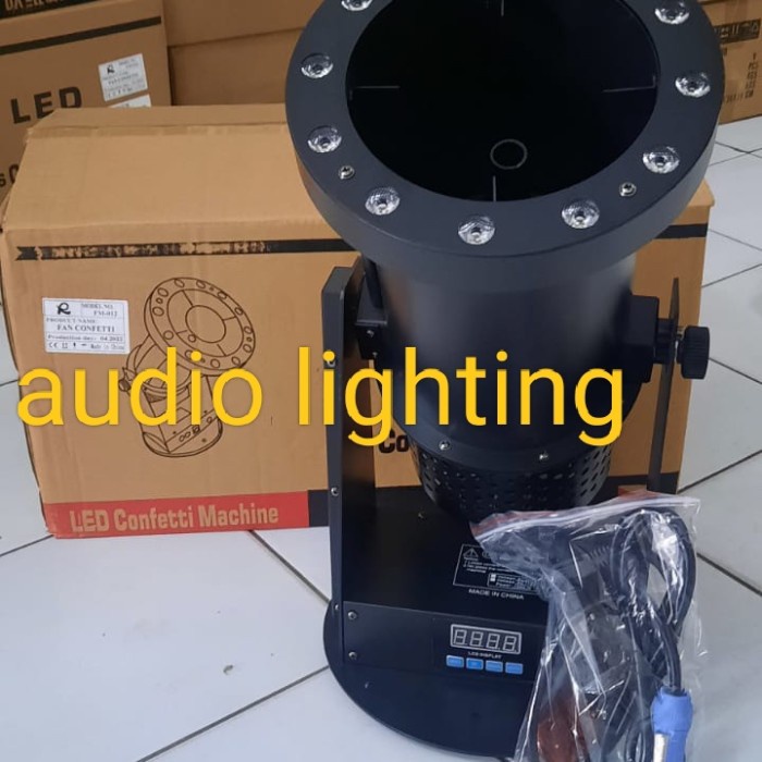 Jual paket 2 unit mesin confetti blower lighting + LED RGB | Shopee ...