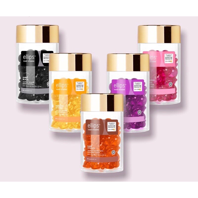 Jual Ellips Hair Vitamin 50 butir All Varian / Ellips Vitamin Rambut ...