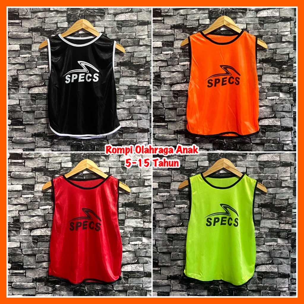 Jual Rompi Bola SSB anak anak Rompi futsal anak kids 5-15 tahun Rompi ...