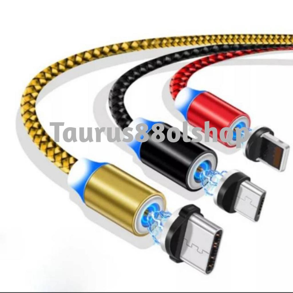 Jual kabel casan magnet android kabel magnet micro USB type C iphone ...