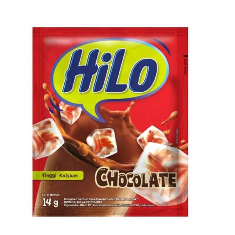 Jual HILO CHOCOLATE SACHET 14G | Shopee Indonesia
