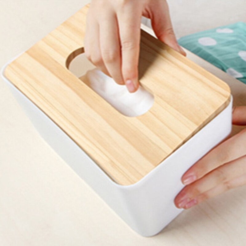 Jual Kotak Tempat Tisu Kayu Polos Persegi Tissue Box Estetik Tissue Box ...