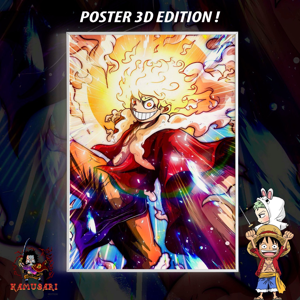 Jual POSTER 3D MOTION - GOD NIKA X SNAKE MAN - POSTER ANIME BERGERAK ...
