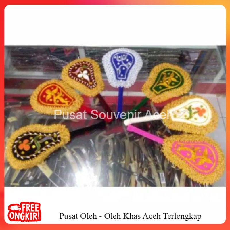 Jual kipas aceh ukuran sedang | oleholeh khas aceh | Shopee Indonesia