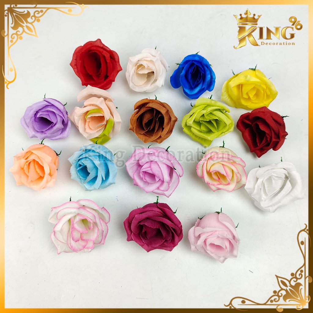 Jual [1 PCS] Kuntuman Rose Mawar Tropis Bunga Mawar Kuncup Artificial ...