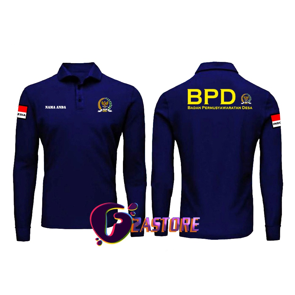 Jual Baju t-shirts kerah model Polo BPD-BADAN PERMUSYAWARATAN DESA ...