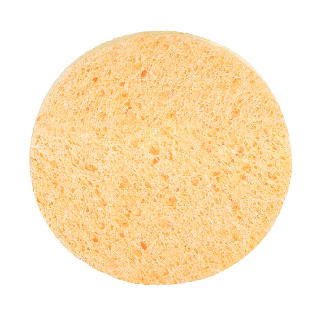 Jual GLAMFIX Cellulose Cleansing Sponge (Circle) - Spons Cuci Muka ...