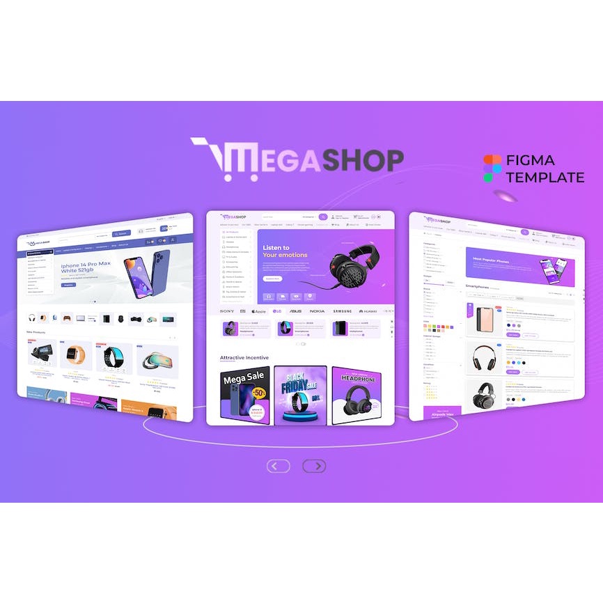 Jual Mageshop - Multipurpose eCommerce Figma Template | Shopee Indonesia