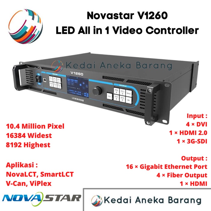 Jual Novastar V1260 LED Video Processor Videotron Controller Sending ...