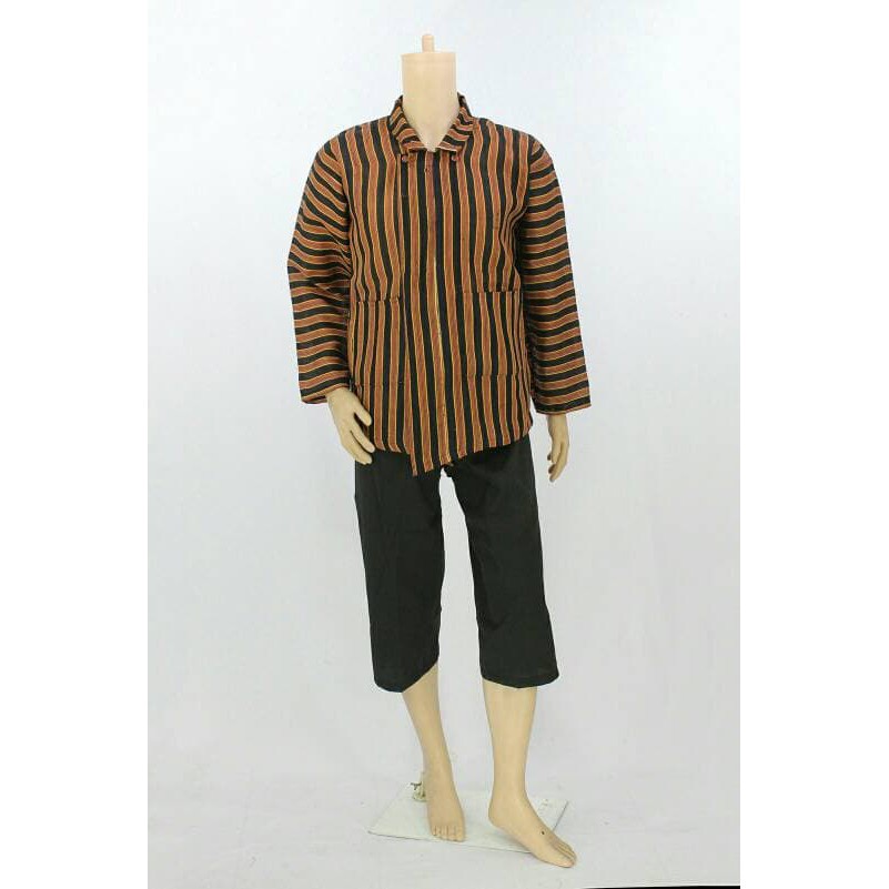 Jual Lurik BATIK KERJA BAJU SURJAN SETELAN DEWASA/LURIK JUMBO/BATIK ...
