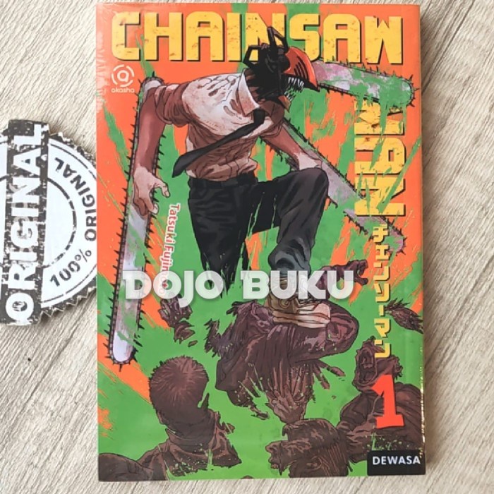 Jual Komik Chainsaw Man vol 1 by Tatsuki Fujimoto - NON BONUS GRD27 | Shopee Indonesia