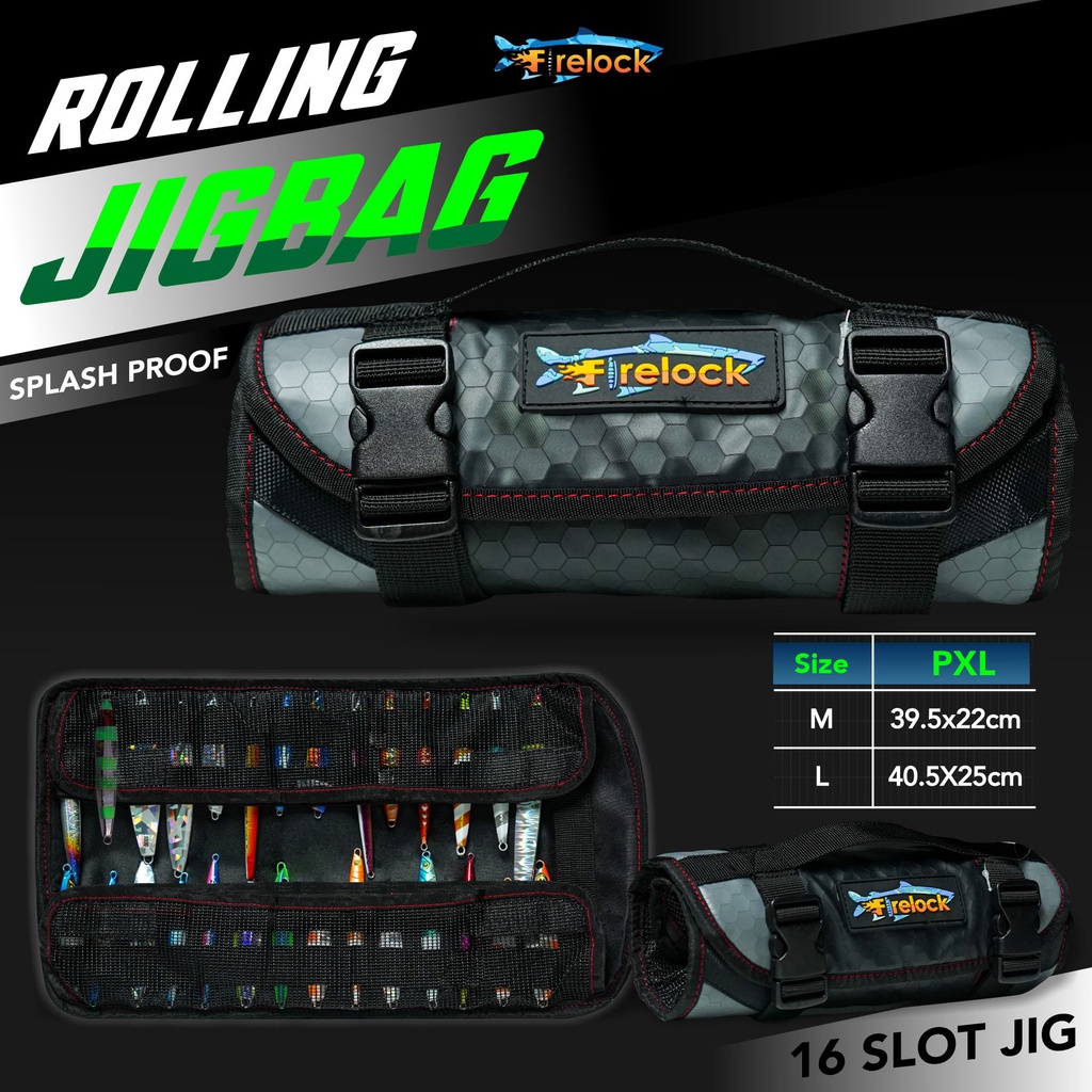 Jual EXTRA BONUS | Perlengkapan Pancing FIRELOCK ROLLING JIG BAG | TAS ...