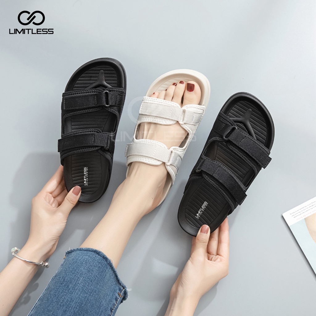 Jual Sandal Wanita Slop Kekinian MOSE Terbaru Sendal Slip On Cewek ...