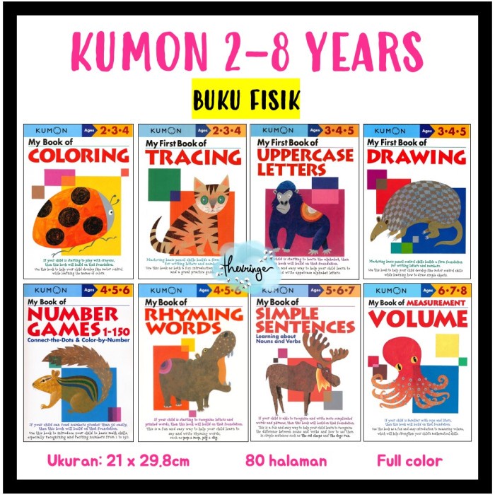 Jual Kumon Ages 2-8 Years Basic Skills Series | Shopee Indonesia