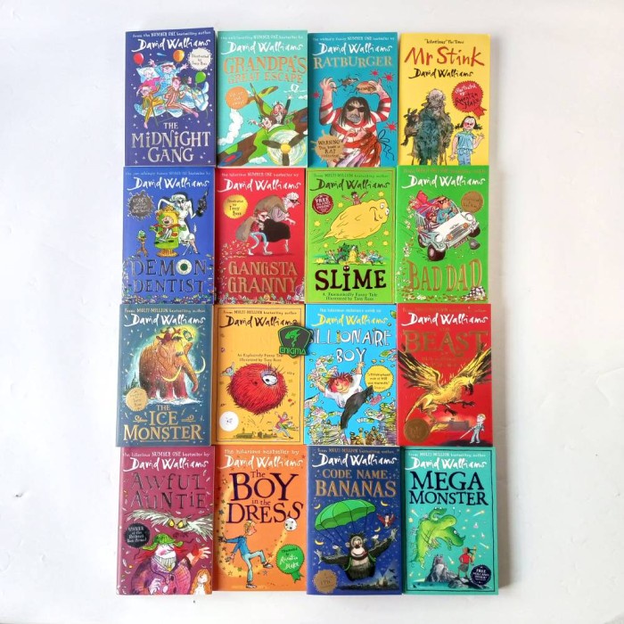 Jual BUKU NOVEL DAVID WALLIAMS COLLECTION SET 16 SERI - ENIGMAZONE ...