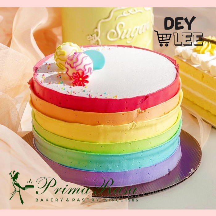 Jual PRIMARASA Rainbow Cake Tart Pelangi Kue Ulang Tahun Prima Rasa ...