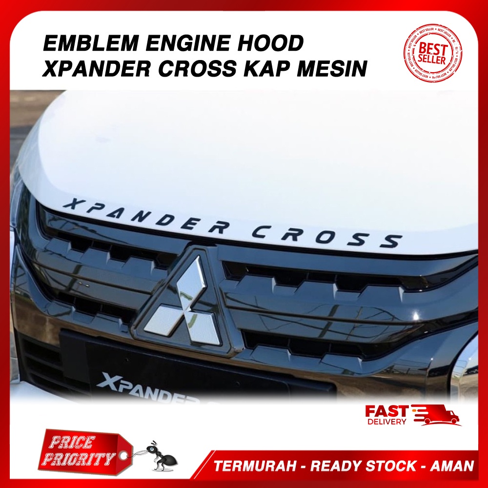 Jual Emblem Logo Tulisan HURUF XPANDER Engine Hood Di Kap Mesin OEM ...