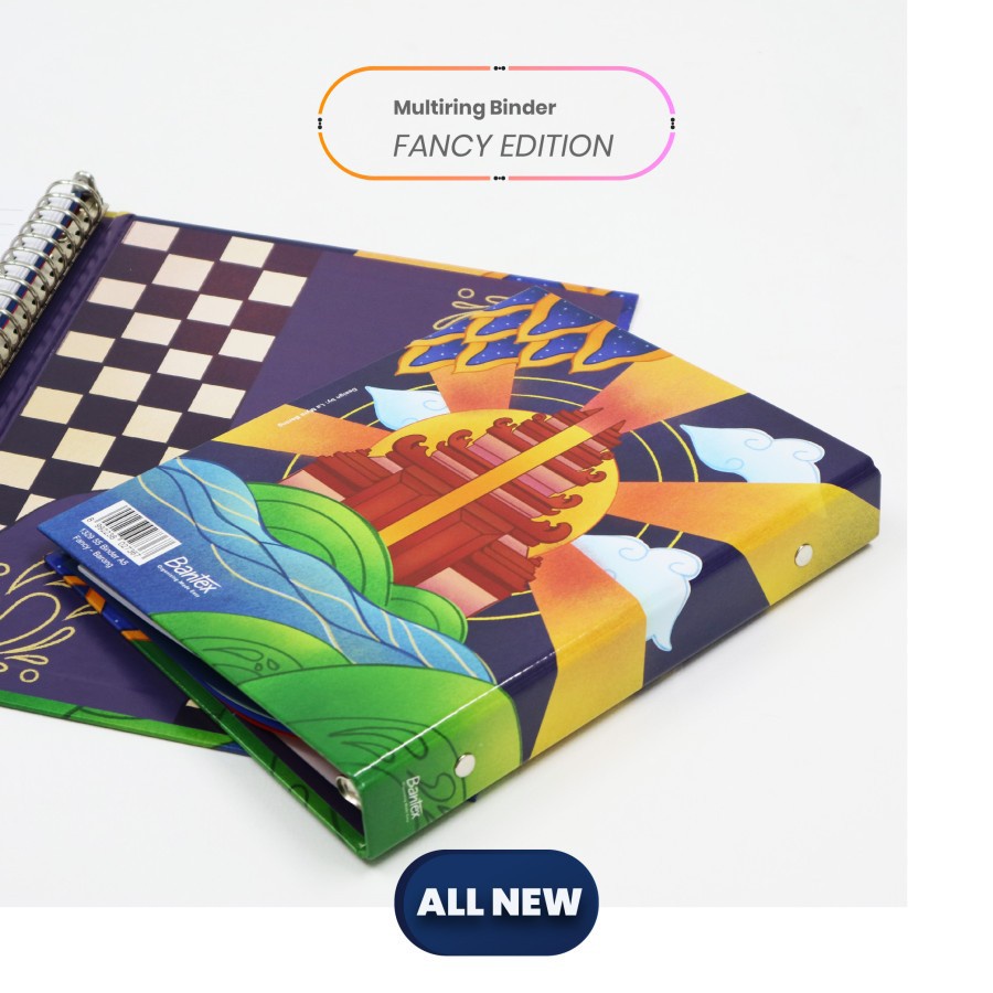 Jual [Artomas] Bantex Multi Ring Binder Fancy Edition - Barong | Shopee ...